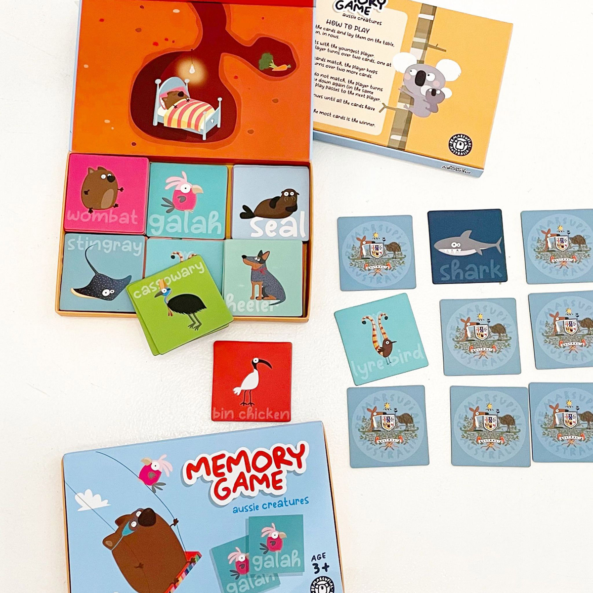 Aussie Creatures Memory Game – Be Marsupial™