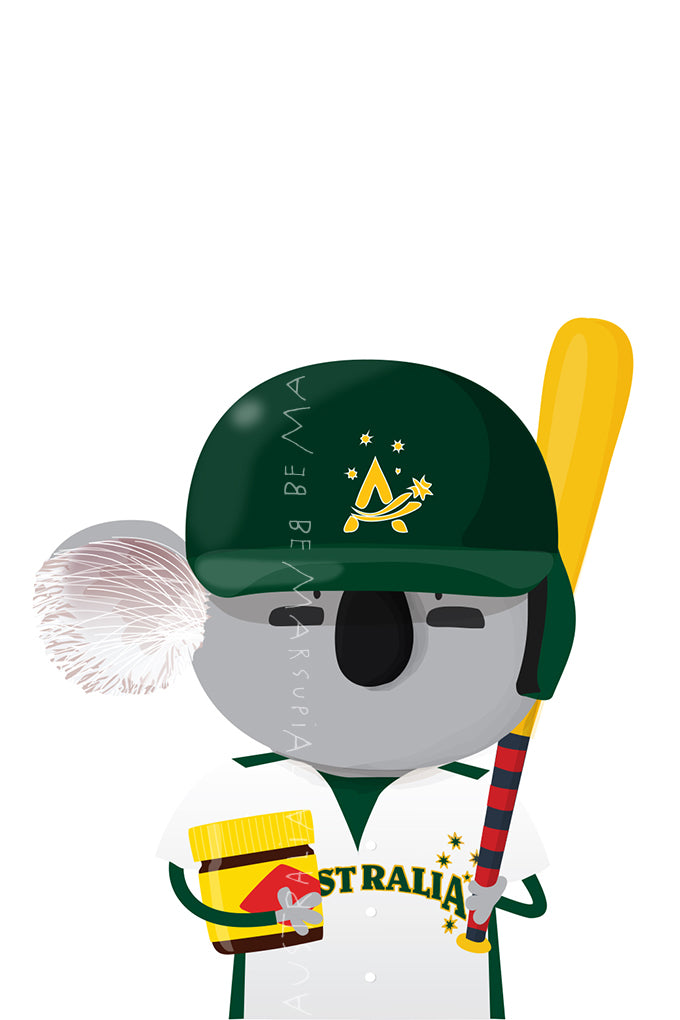 Koala Australia -Baseball – Be Marsupial™