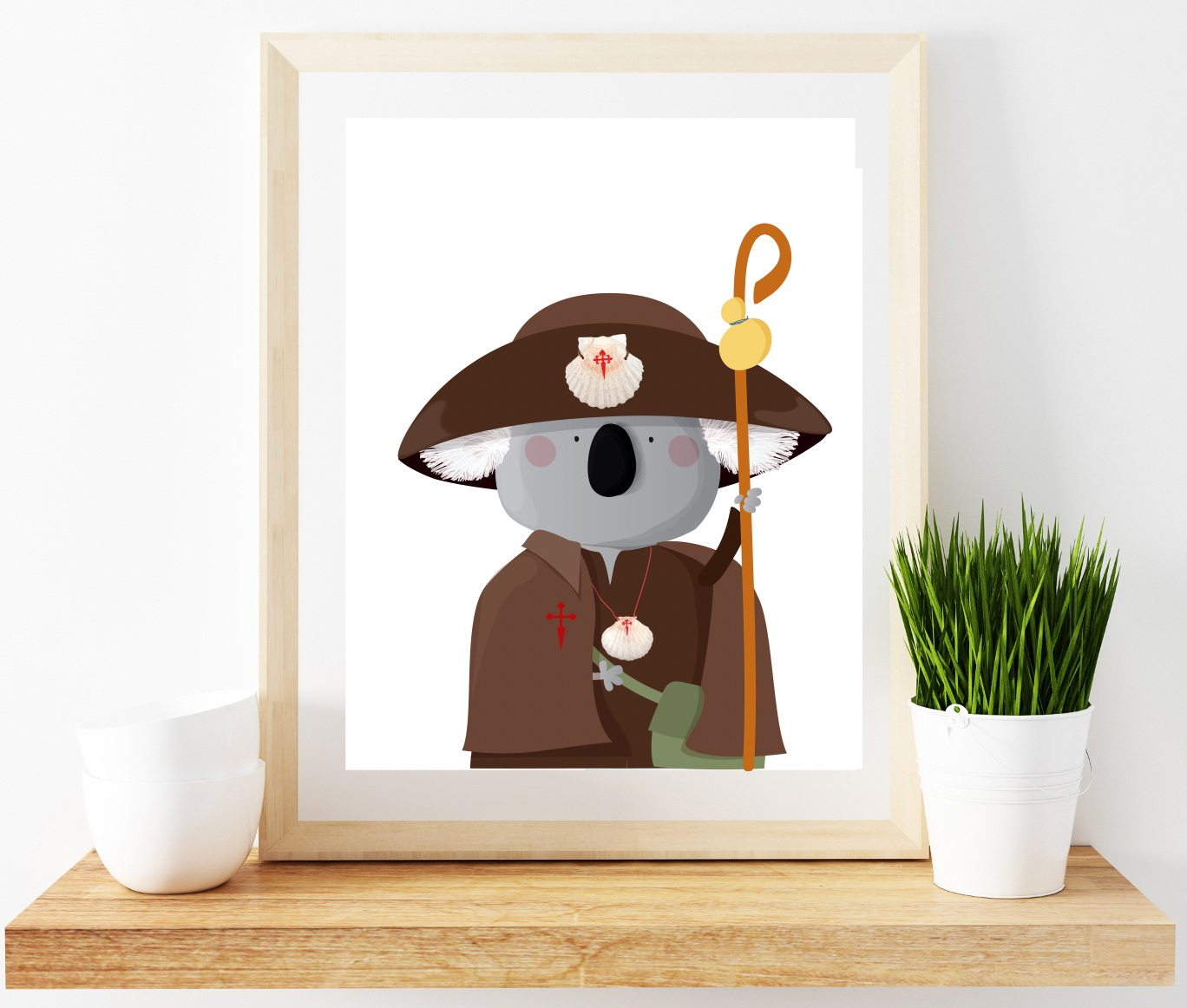 Koala Spain -Pilgrim of the Camino de Santiago – Be Marsupial™
