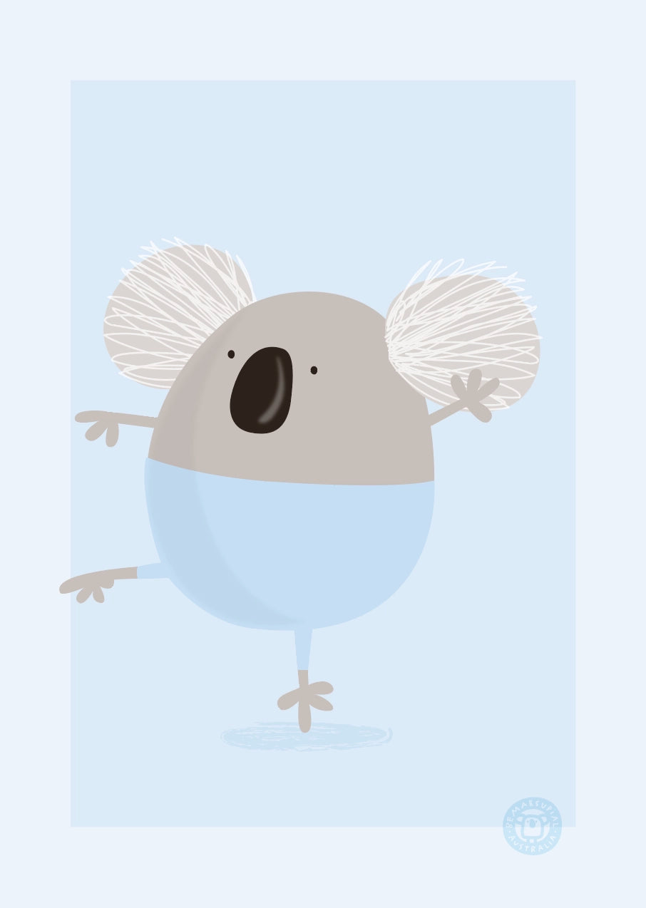 Koala ballet blue – Be Marsupial™